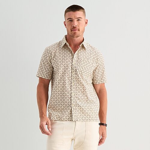 Click here for mutual weave Mens Short Sleeve Classic Fit Button-... prices