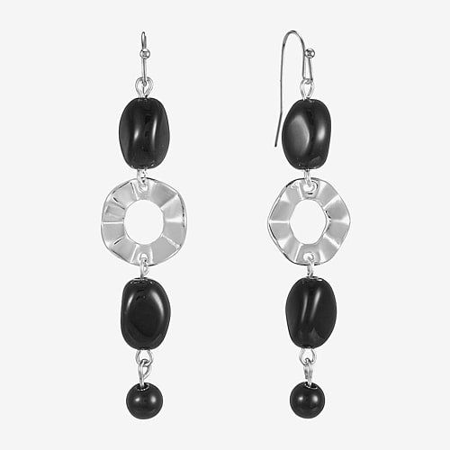 Click here for Mixit Silver Tone Womens Drop Earrings  One Size... prices