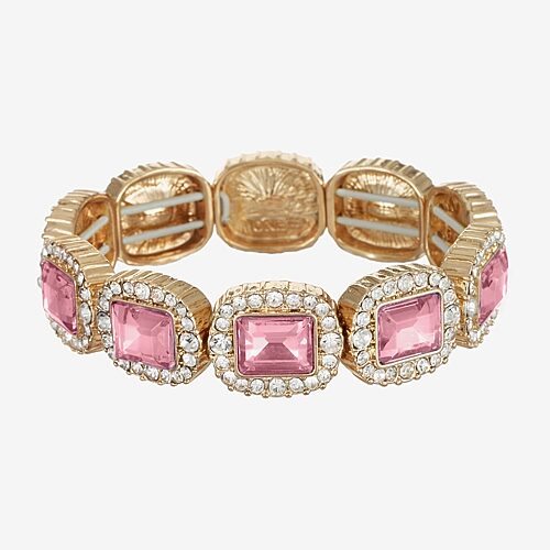 Click here for Monet Jewelry Womens Glass Stretch Bracelet  One S... prices