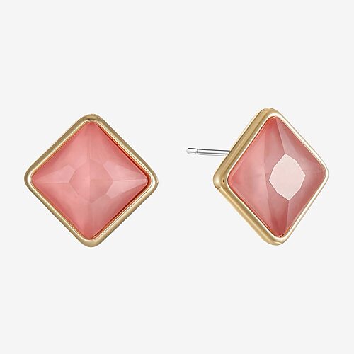 Click here for Monet Jewelry Glass 11mm Square Stud Earrings  One... prices