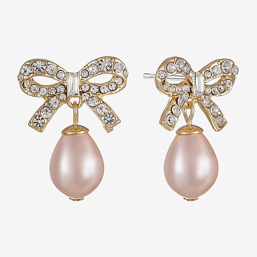 Click here for Monet Jewelry Gold Tone Womens Glass Simulated Pea... prices