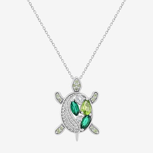Click here for Limited Quantities! Turtle Womens Lab Created Gree... prices