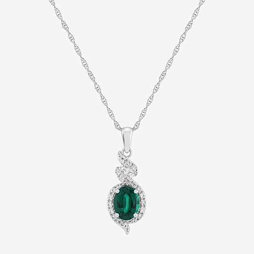 Click here for Limited Quantities! Womens Lab Created Green Emera... prices