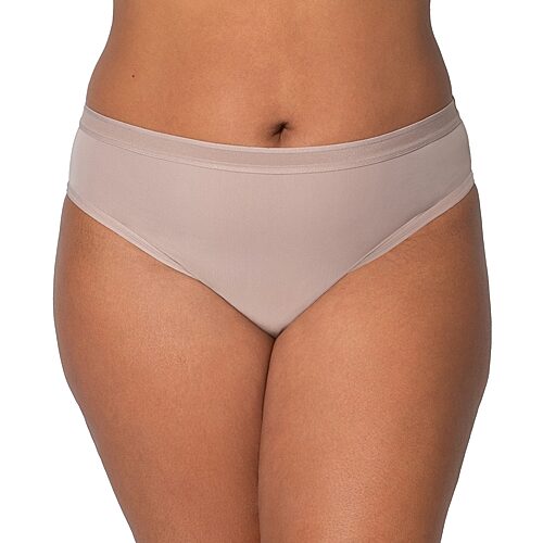 Click here for Curvy Couture Sheer Mesh High Cut Brief-1313  Smal... prices