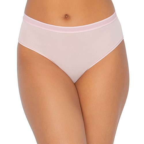 Click here for Curvy Couture Sheer Mesh High Cut Brief-1313  X-la... prices