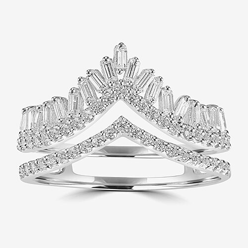 Click here for Diamonart Womens Cubic Zirconia Sterling Silver Co... prices