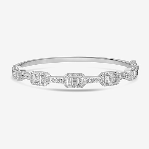 Click here for Diamonart Womens 2 1/3 CT. T.W. Cubic Zirconia Ste... prices