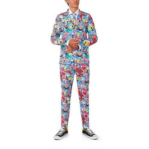 Click here for OppoSuits Big Boys SpongeBob Frenzy Slim Fit Suit... prices