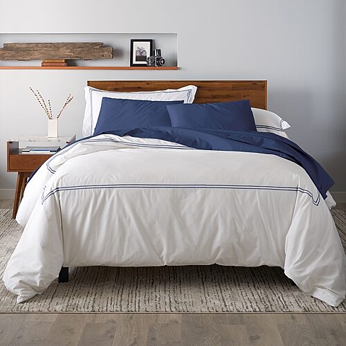 Click here for Ella Jayne 100 Cotton Percale 3 Piece Duvet Set wi... prices