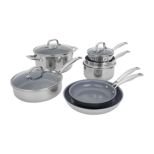 Click here for Henckels Stainless Steel 10-pc. Cookware Set  One... prices