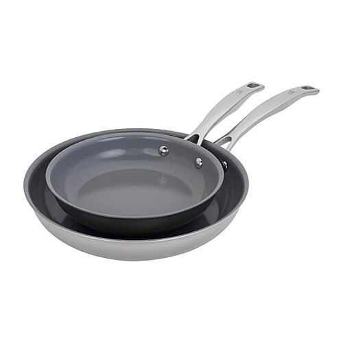 Click here for Henckels Stainless Steel 2-pc. Frying Pan Set  One... prices