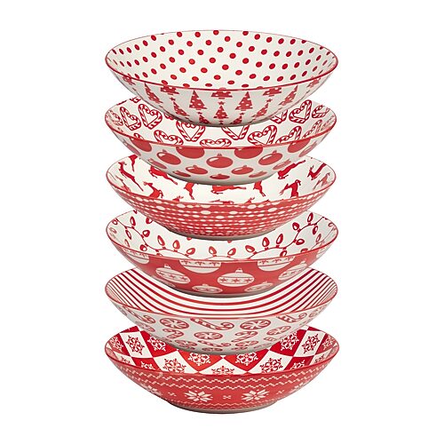 Click here for Certified International Peppermint Candy 6-pc. Por... prices
