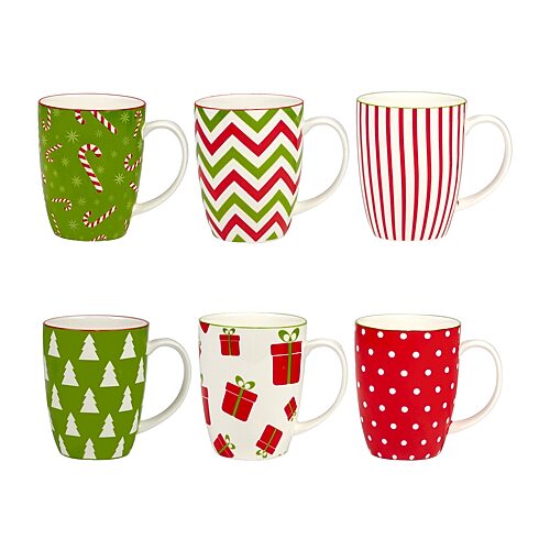 Click here for Certified International Holiday Fun 6-pc. Coffee M... prices