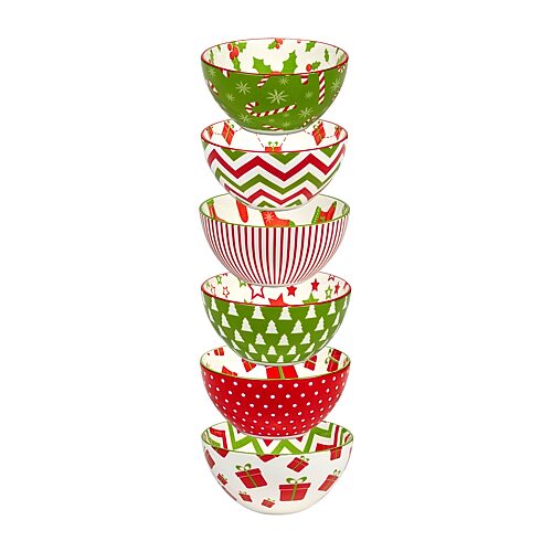 Click here for Certified International Holiday Fun 6-pc. Porcelai... prices