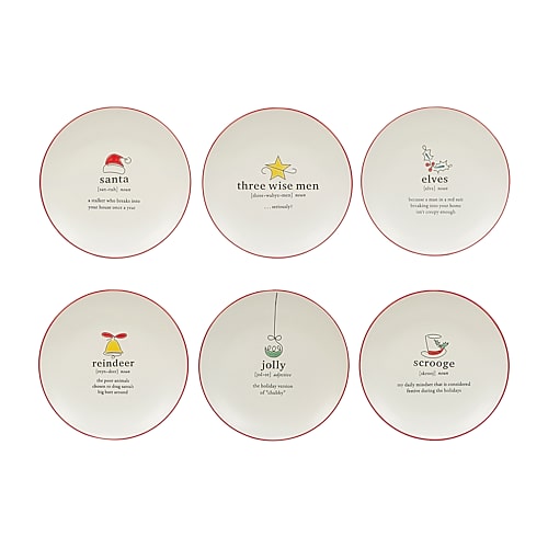 Click here for Certified International Christmas Fun 6-pc. Stonew... prices