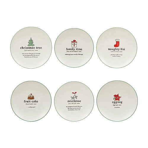Click here for Certified International Christmas Fun 6-pc. Stonew... prices