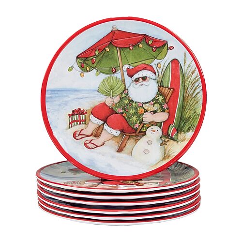Click here for Certified International Santas Wish 6-pc. Melamine... prices