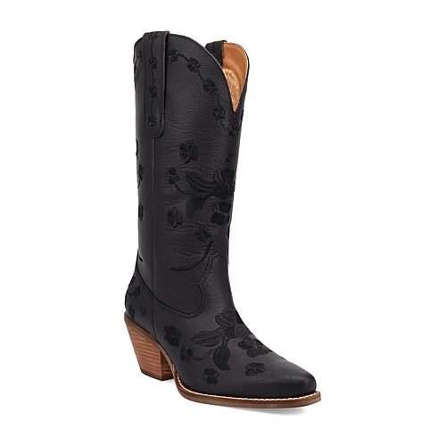 Click here for Dingo Womens Love Bug Leather Boot - Black prices