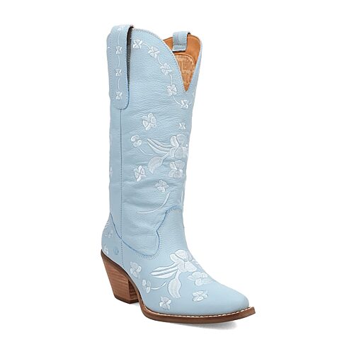 Click here for Dingo Womens Love Bug Leather Boot - Blue prices