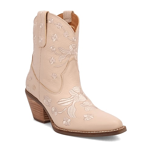 Click here for Dingo Womens Sweetheart Leather Bootie - Sand prices