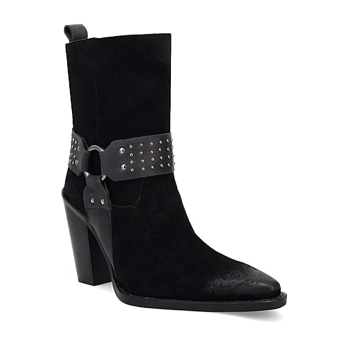 Click here for Dingo Womens Songbird Suede Boot - Black prices