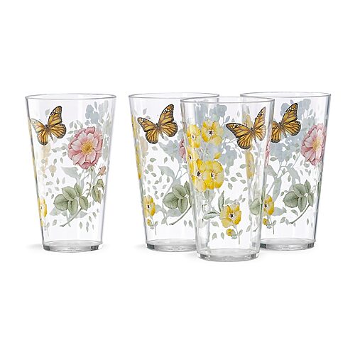 Click here for Lenox Butterfly Meadow Acrylic Highball Glasses  S... prices