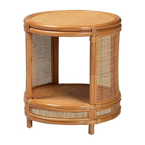 Click here for Louis Rattan End Table  One Size  Brown prices
