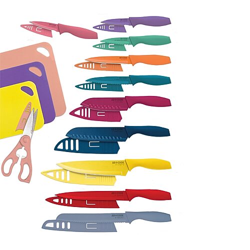 Click here for Art And Cook Multicolor 25-pc. Cutting Board and K... prices