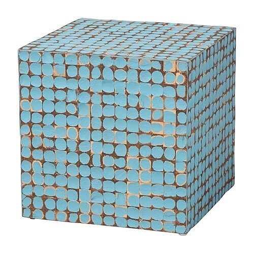 Janella End Table  One Size  Blue