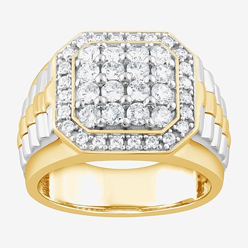 Click here for (F Si2) Mens 1 1/2 CT. T.W. Lab Grown Diamond 10K... prices