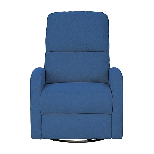 Click here for INK+IVY Curved Slope-Arm Recliner  One Size  Blue prices