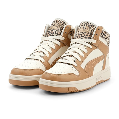 Click here for PUMA Rebound Layup Leopard 2 Womens Basketball Sho... prices