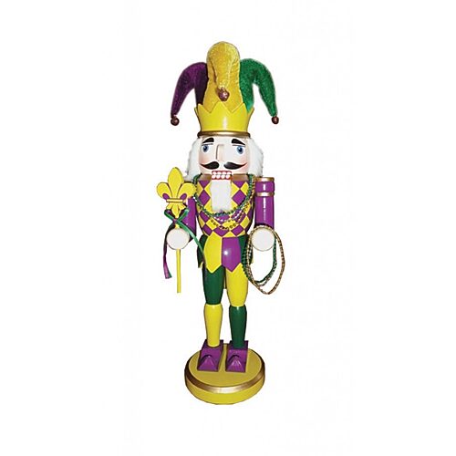 Click here for 14.5 Mardi Gras Christmas Nutcracker  One Size  Mu... prices