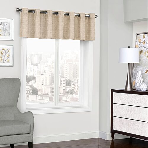Click here for Eclipse Trevi Grommet Top Scallop Scallop Valance... prices