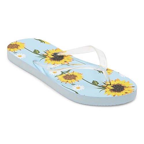 Mixit Womens Print Flip-Flops  7/8  Multiple Colors