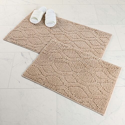 Click here for SUPERIOR Brou 2-Pc Diamond Lattice Bath Rug  One S... prices