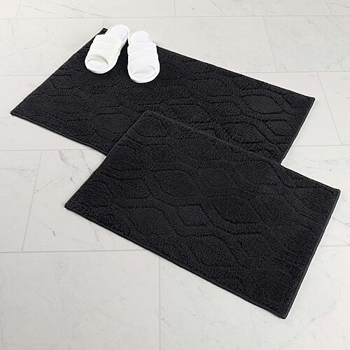 Click here for SUPERIOR Brou 2-Pc Diamond Lattice Bath Rug  One S... prices