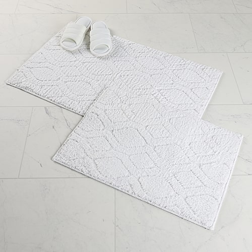 Click here for SUPERIOR Brou 2-Pc Diamond Lattice Bath Rug  One S... prices