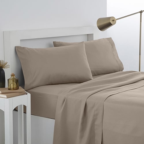 Martex Easy Living Wrinkle Resistant Pillowcase  One Size  Brown