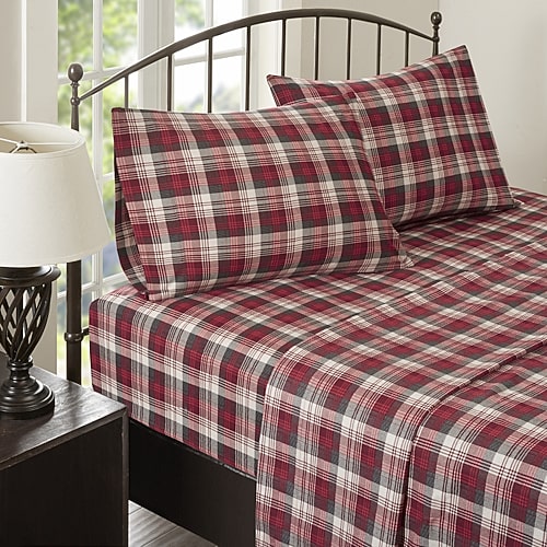 Click here for Woolrich Printed Flannel 4-Pc. Sheet Set  Californ... prices