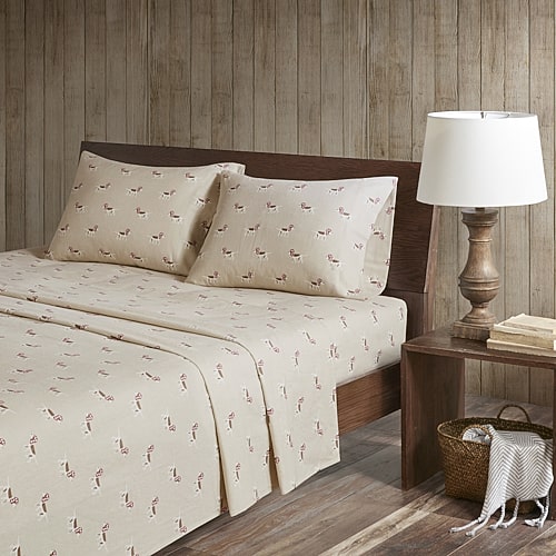 Click here for Woolrich Printed Flannel 4-Pc. Sheet Set  Californ... prices