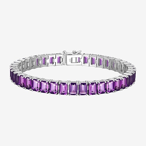 Click here for Genuine Gemstone Sterling Silver 7.5 Inch Tennis B... prices