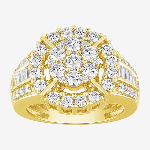 Click here for Diamond Blossom (G / Si2) Womens 2 CT. T.W. Lab Gr... prices