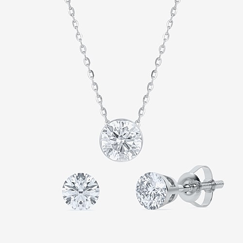 Click here for Floating Diamonds (F / Vs2) Womens 2 CT. T.W. Lab... prices