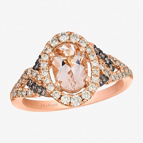 Click here for Le Vian Ring featuring 7/8 cts. Peach Morganite  3... prices