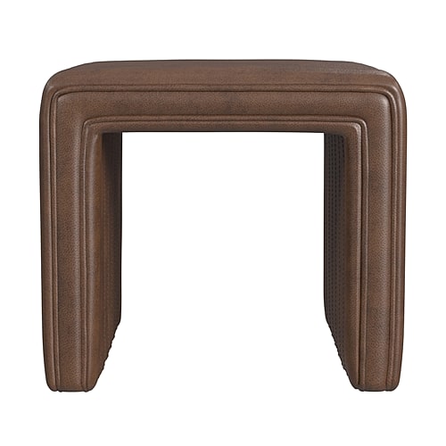 Click here for Homepop Upholstered Ottoman  One Size  Brown prices