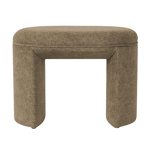 Click here for HOMEPOP Quinn Upholstered Ottoman  One Size  Brown prices