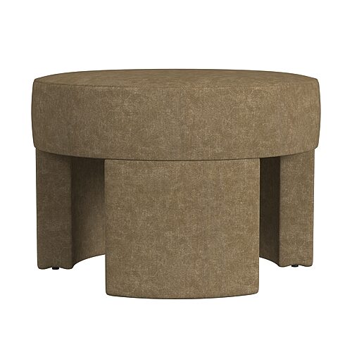 Click here for HOMEPOP Sophia Upholstered Ottoman  One Size  Brow... prices