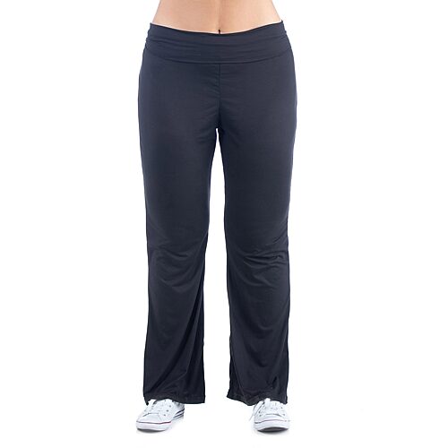 Click here for 24seven Comfort Apparel Womens Plus Mid Rise Flare... prices