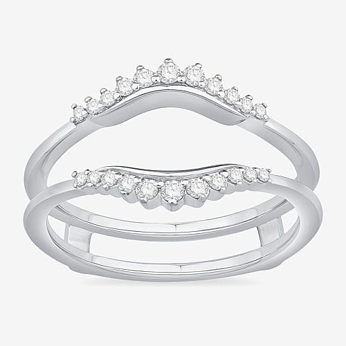 Click here for Womens 1/5 CT. Natural White Diamond 10K Gold Wedd... prices